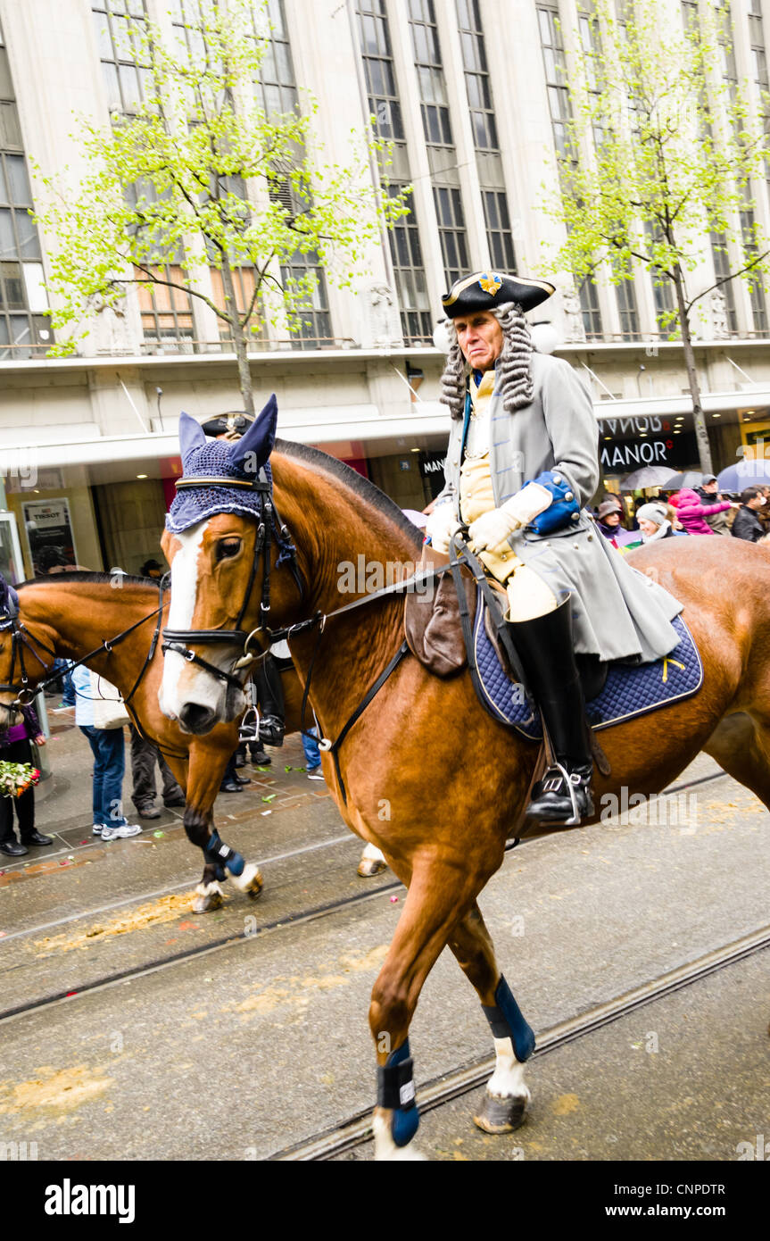 Sechseläuten is a traditional spring festival in Zurich, usually taking ...