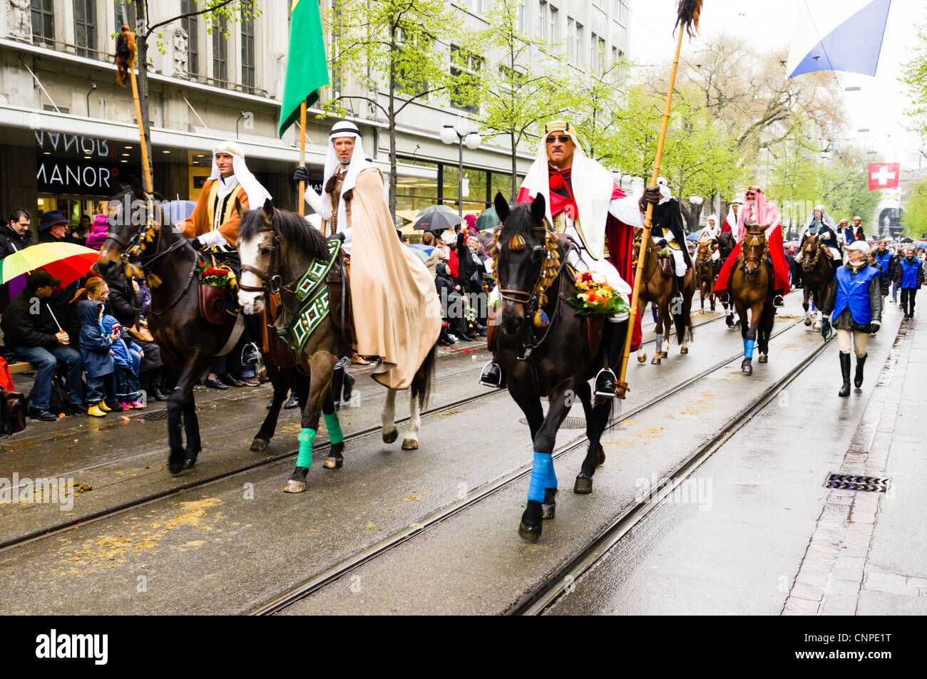 Sechseläuten is a traditional spring festival in Zurich, usually taking ...