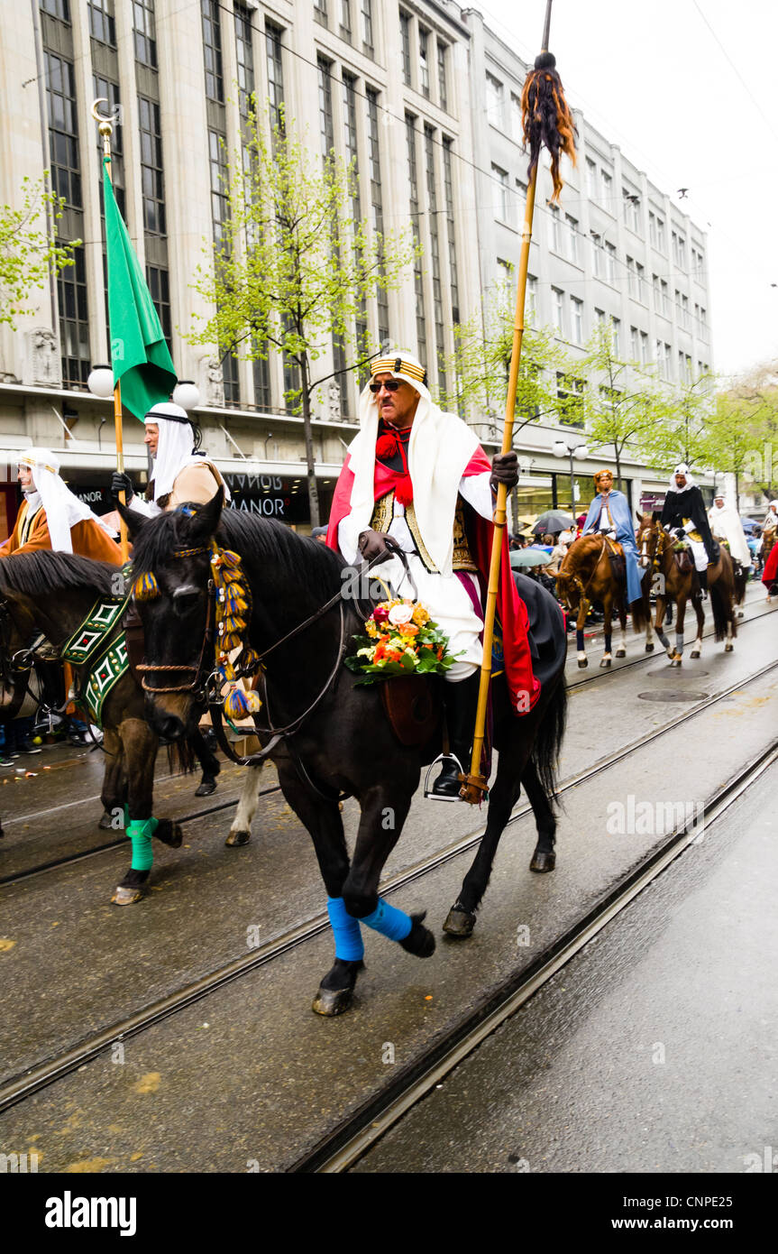 Sechseläuten is a traditional spring festival in Zurich, usually taking ...