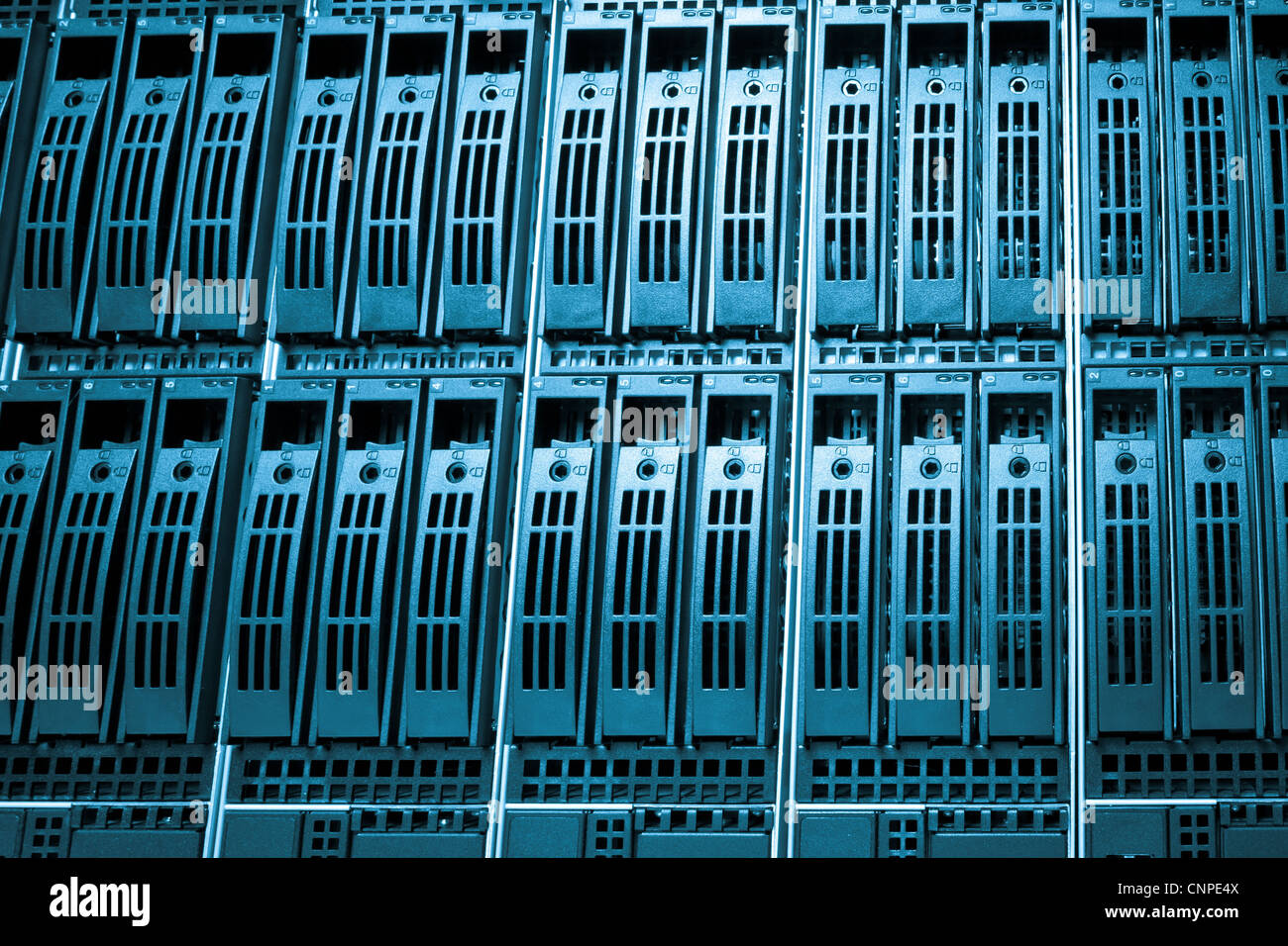 Data center with hard drives Stock Photo - Alamy
