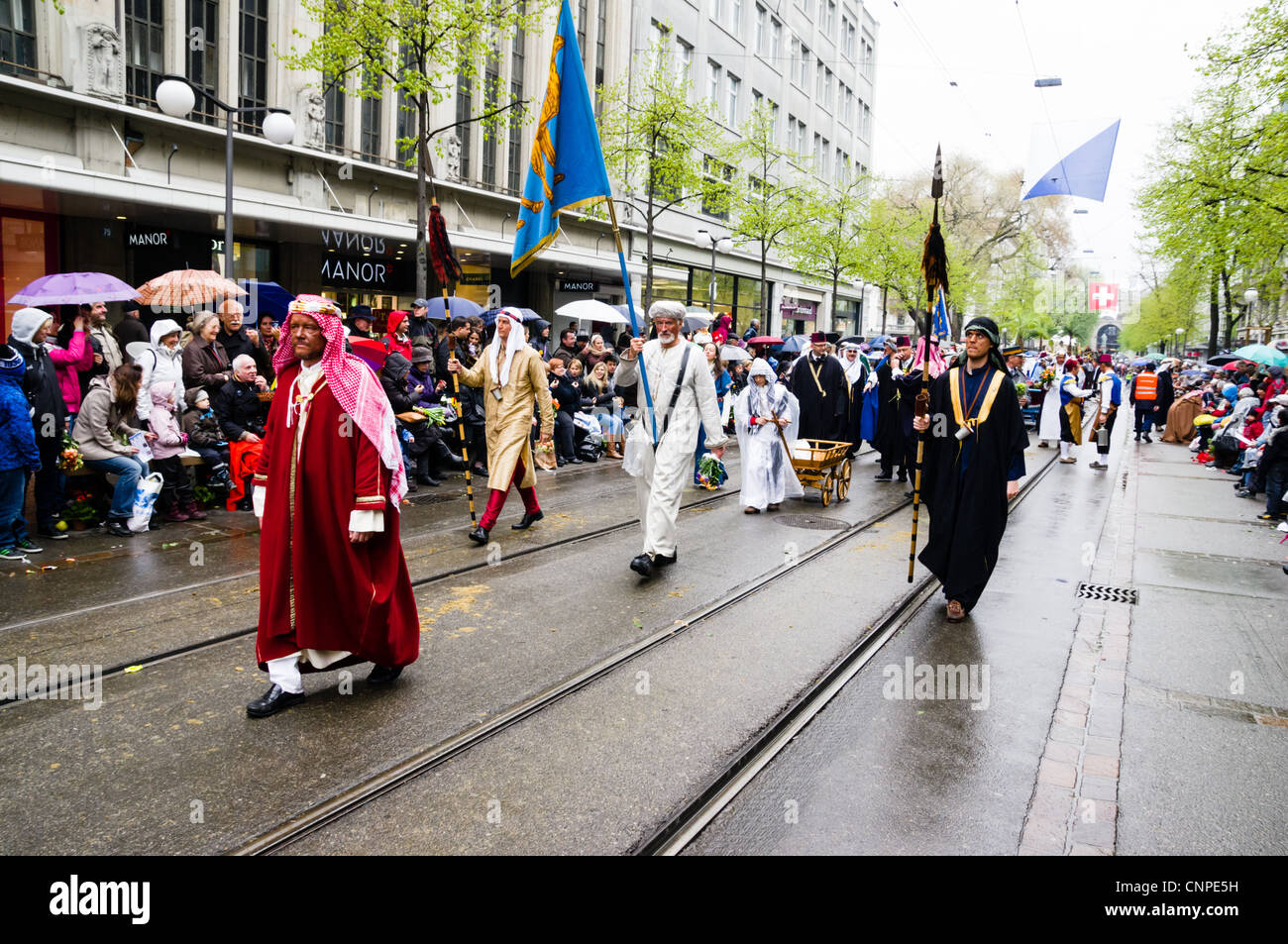Sechseläuten is a traditional spring festival in Zurich, usually taking ...