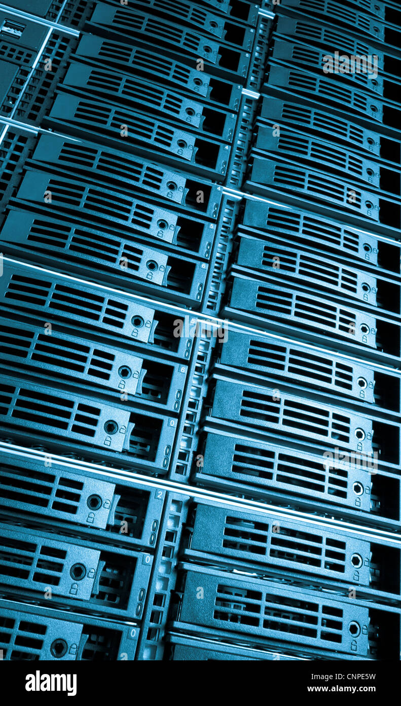 Data center with hard drives Stock Photo - Alamy
