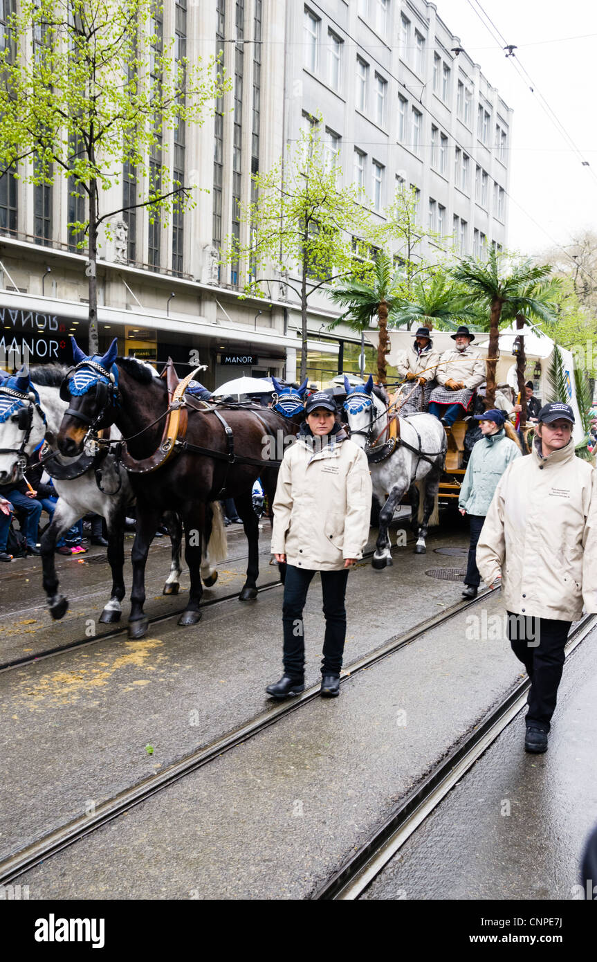 Sechseläuten is a traditional spring festival in Zurich, usually taking ...