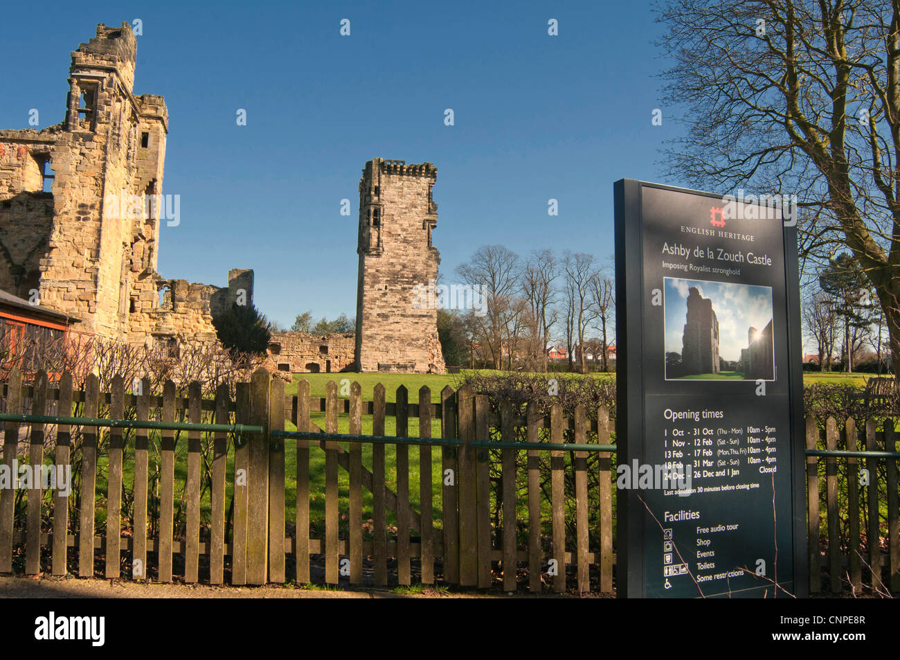 Ruins of Ashby Castle, Ashby De La Zouch, Leicestershire, England, UK ...