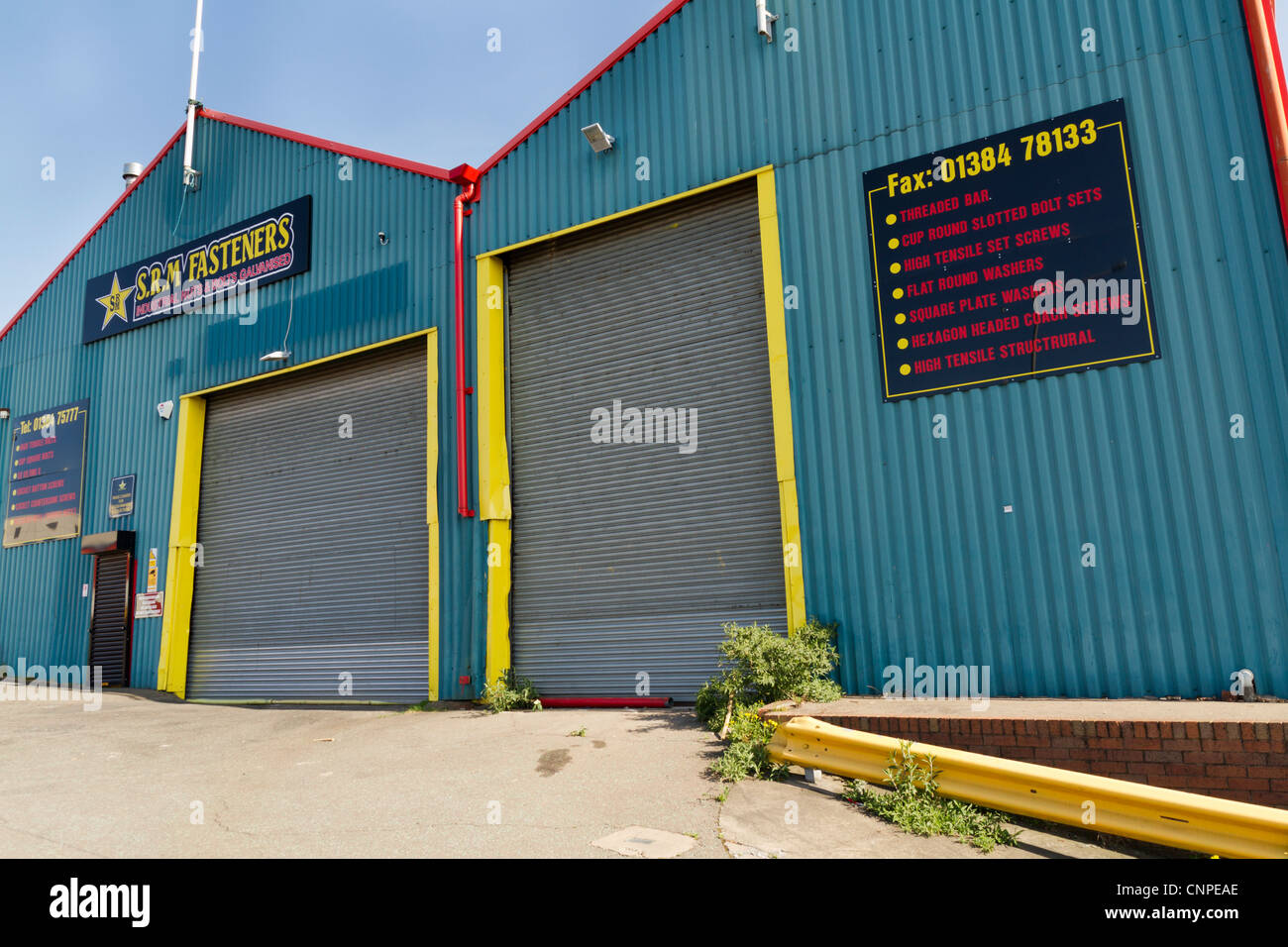 Medium sized factory unit in the West Midlands Stock Photo - Alamy