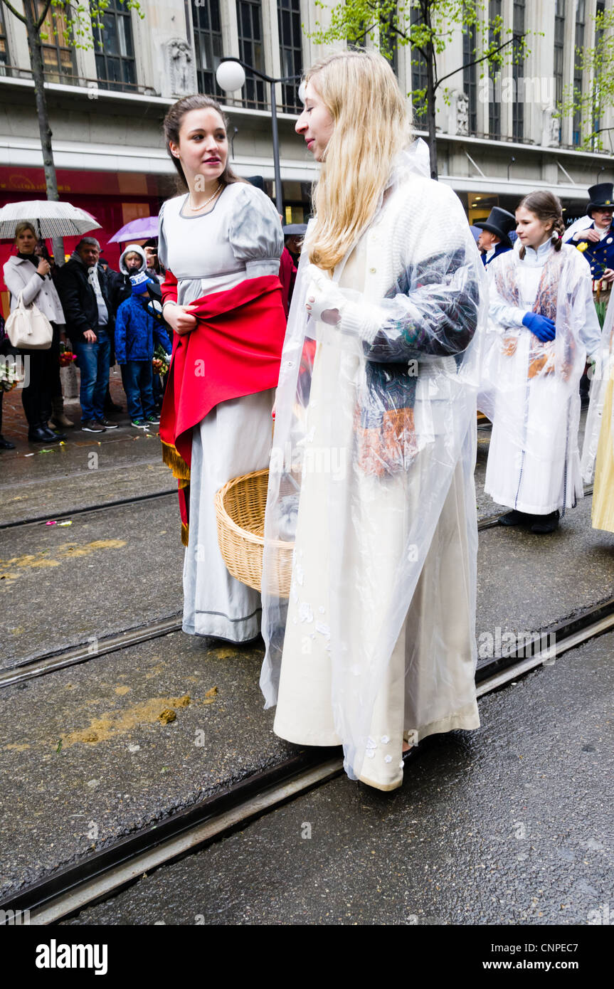 Sechseläuten is a traditional spring festival in Zurich, usually taking ...