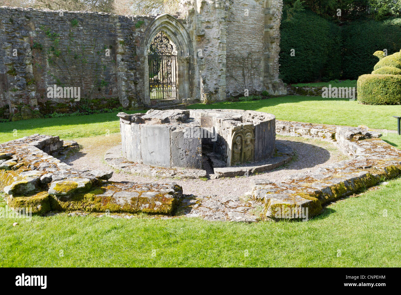The Priory ruins in Much Wenlock now managed by English Heritage Stock ...