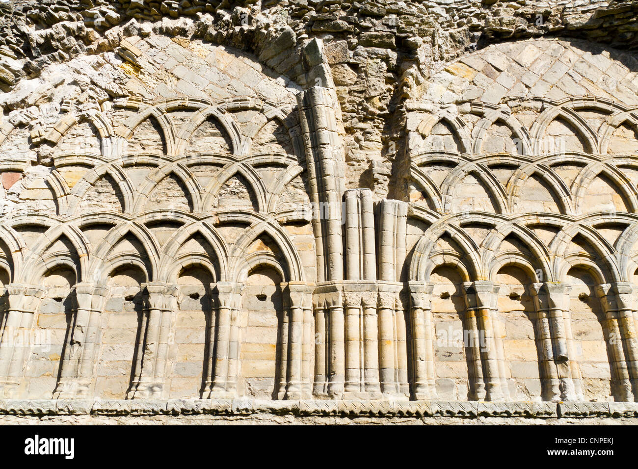 The Priory ruins in Much Wenlock now managed by English Heritage Stock ...