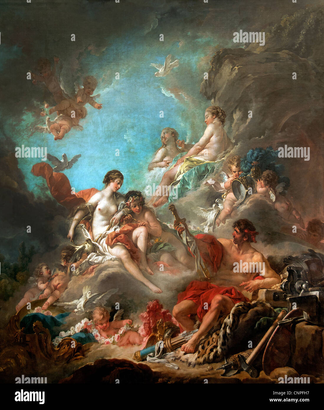 Les Forges de Vulcain - The Forge of Vulcan 1757 François Boucher 1703 ...