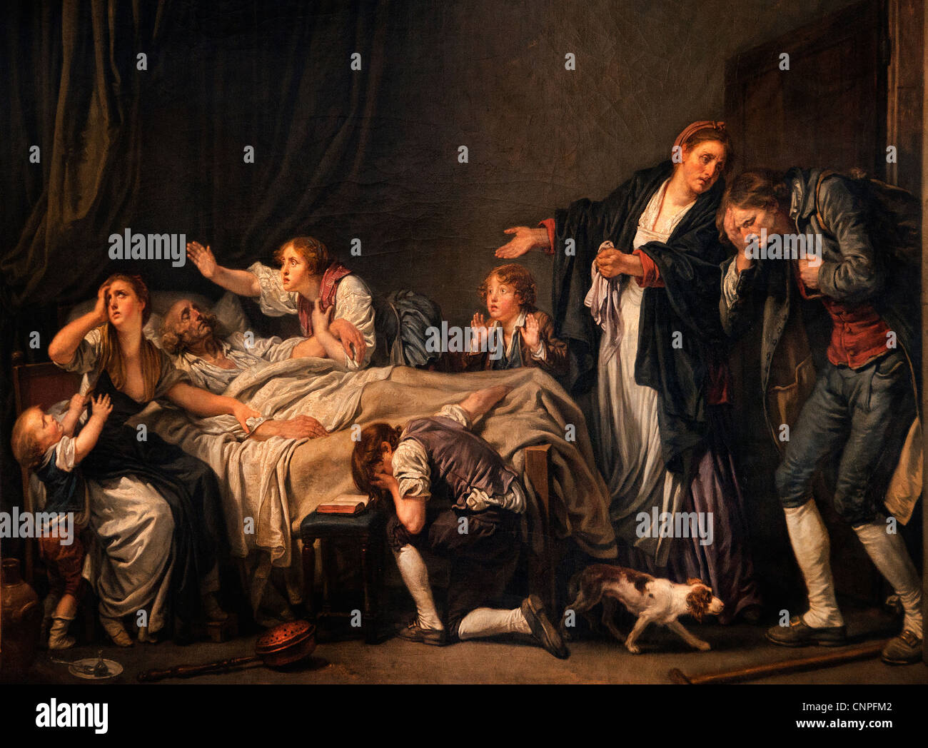 Septimius severus and caracalla 1769 by jean baptiste greuze 1725 hi ...