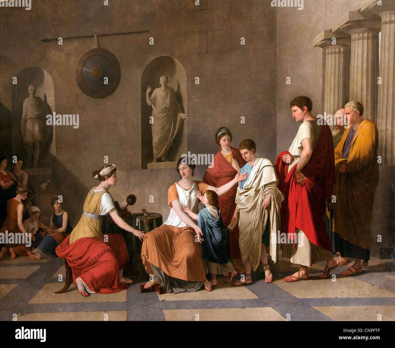 Cornélie mère des Gracques - Cornelia Mother of the Gracchi by Joseph ...