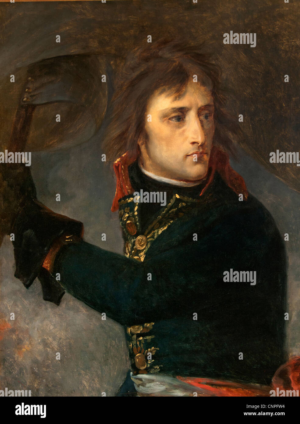 Emperor NAPOLEON Bonaparte 1769-1821 at Arcole1796 by GROS Antoine Jean ...
