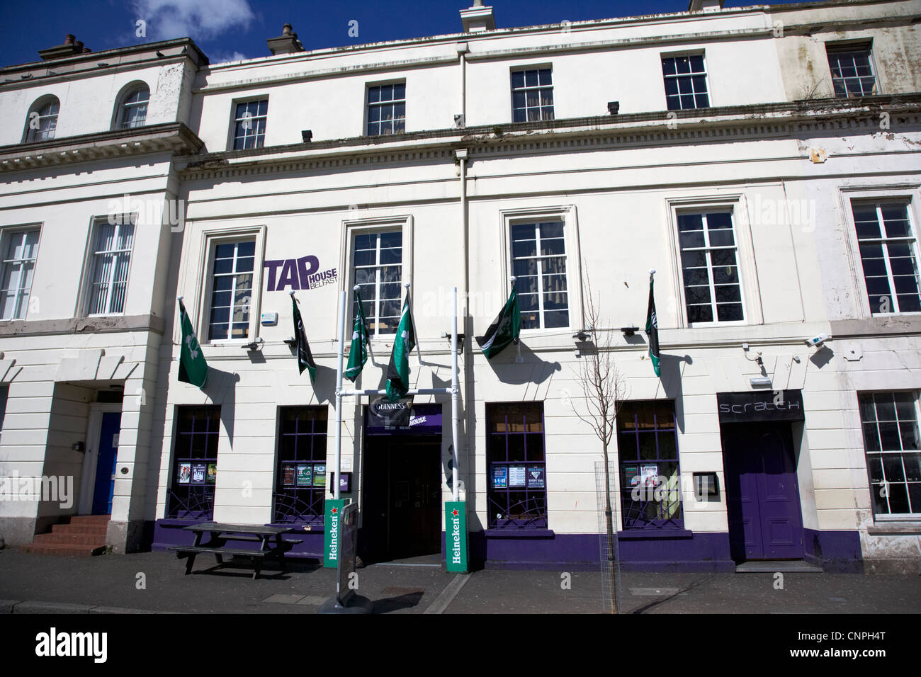 The Tap House Bar on lower crescent Belfast Northern Ireland UK Stock ...