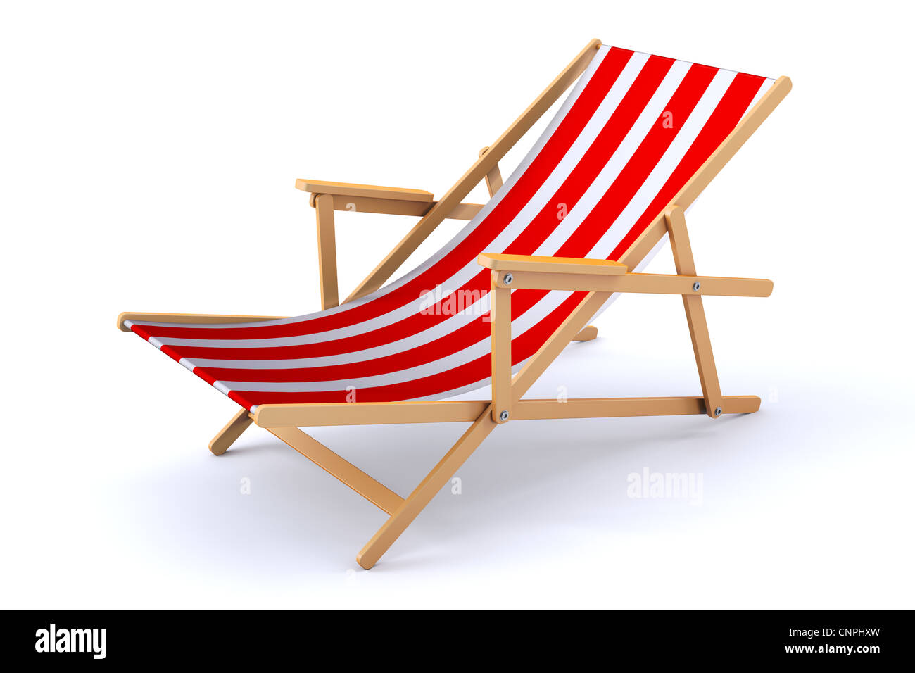 3d render of a modern beach chair Stock Photo - Alamy