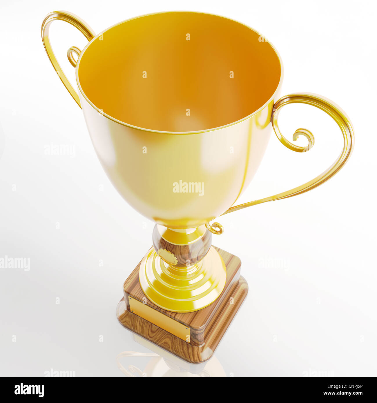 trophy in gold Stock Photo - Alamy