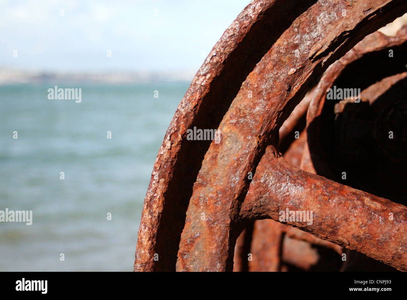 Old rust wheel Stock Photo - Alamy