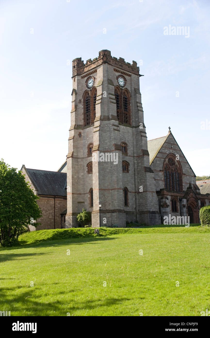 Colwyn Bay church North Wales Stock Photo - Alamy