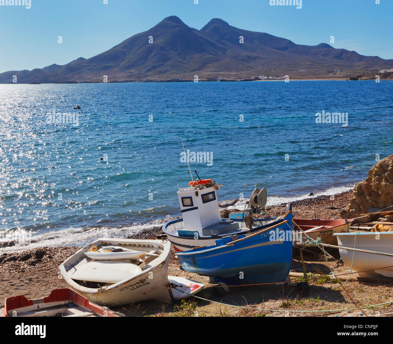 Volcanes de los Frailes, Volcanos of the Friars seen from La Isleta del ...
