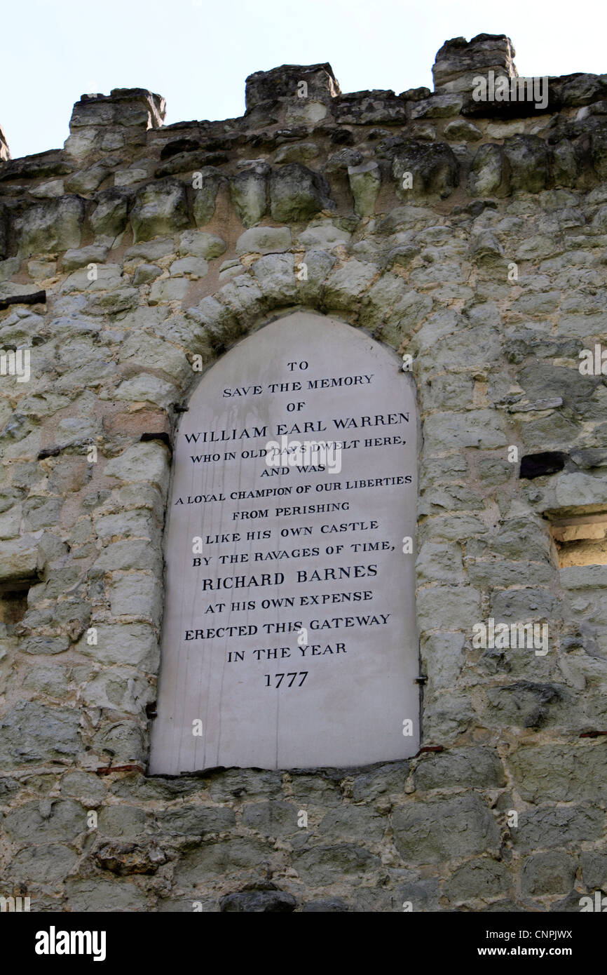 Gate house at Reigate castle grounds Surrey England UK Stock Photo - Alamy