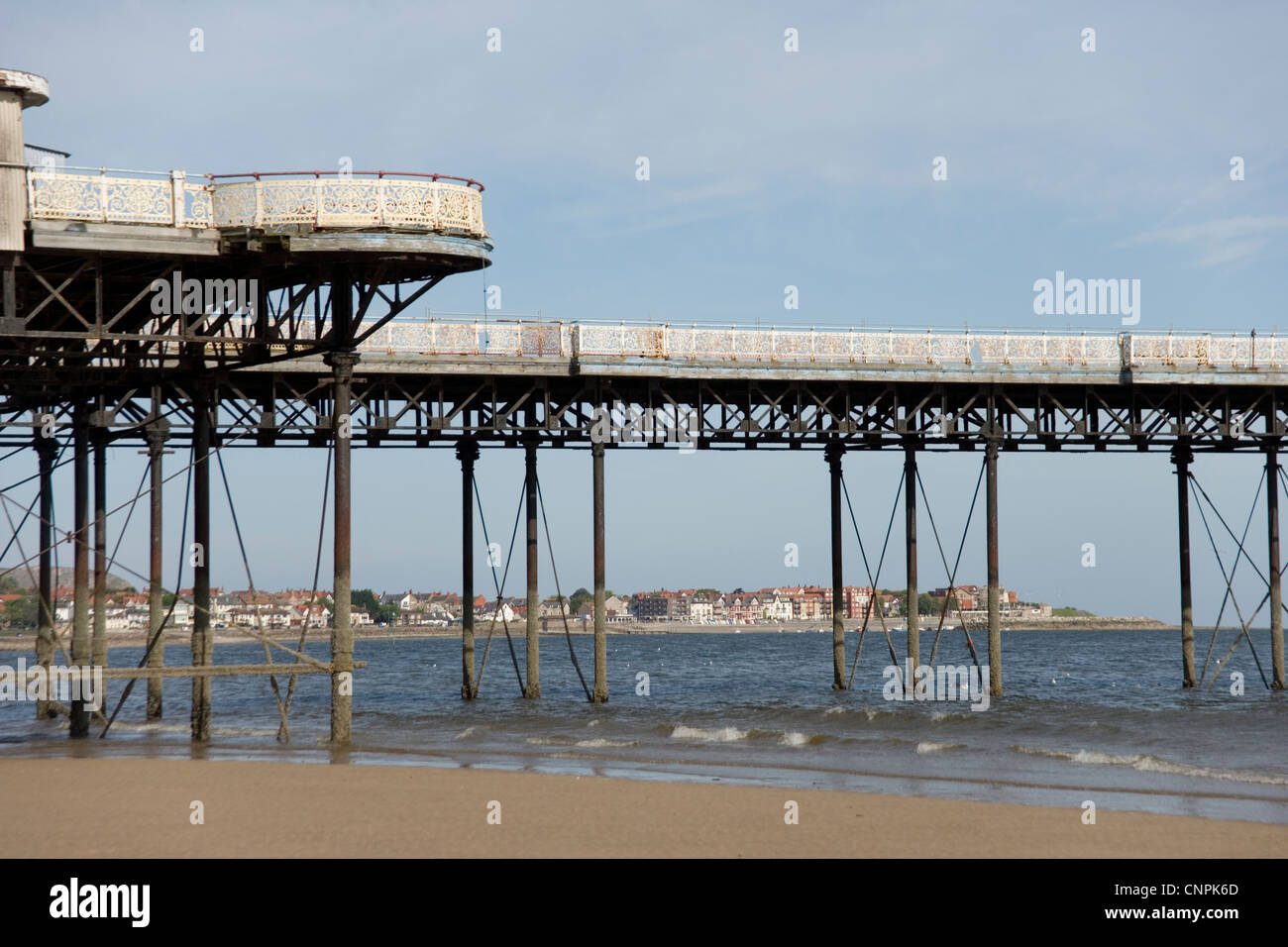 Victoria Pier in Colwyn Bay North Wales Stock Photo - Alamy
