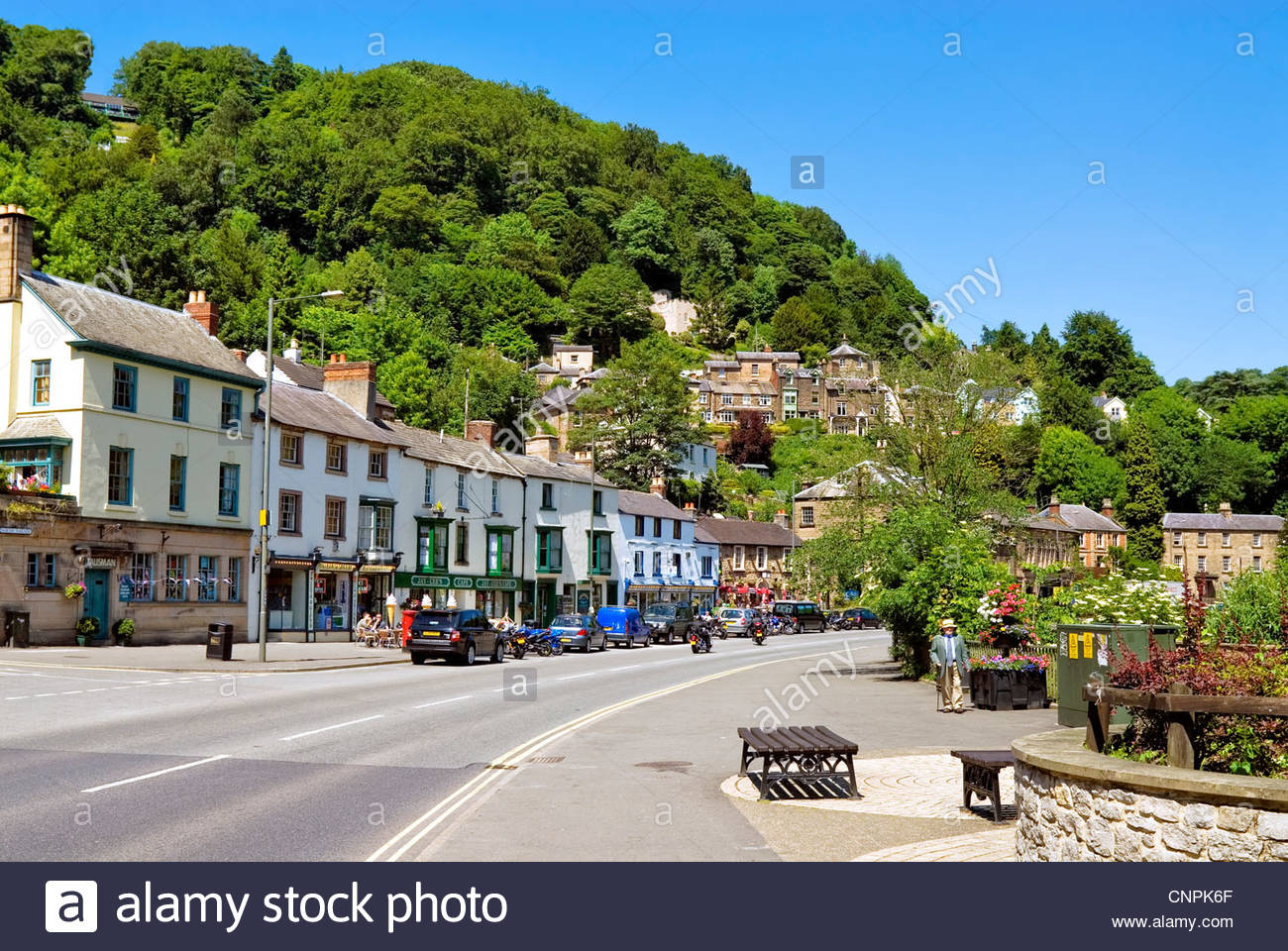 Village Matlock Bath in the Derwent Valley in Derbyshire, England ...