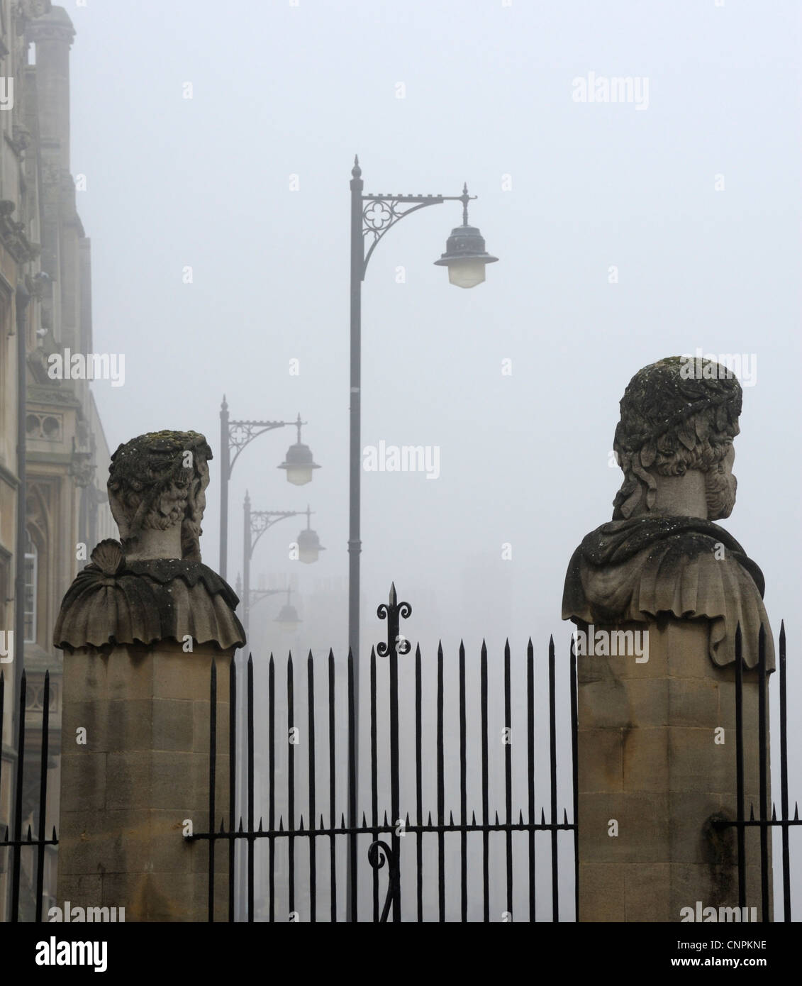 Oxford in Mist Stock Photo - Alamy