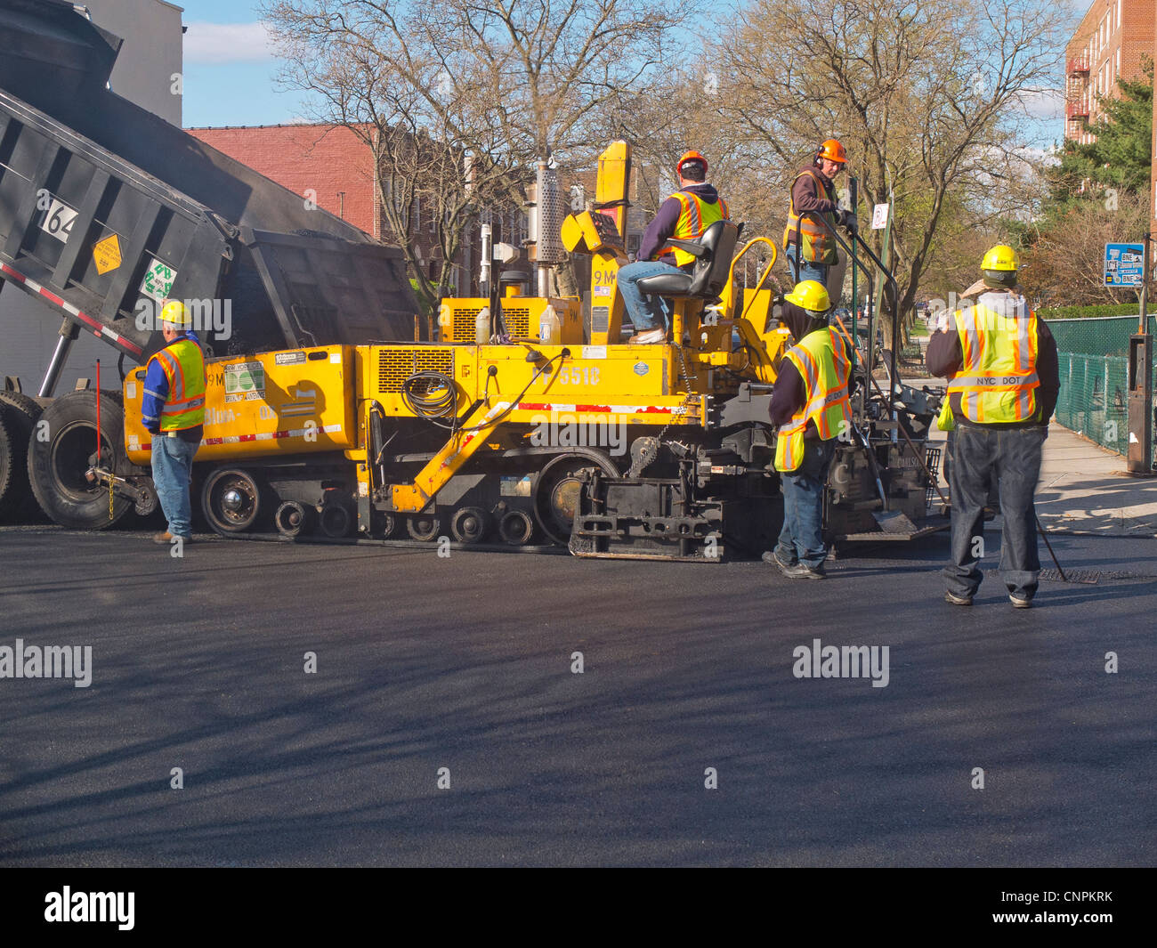 taring road in Brooklyn New York Stock Photo - Alamy
