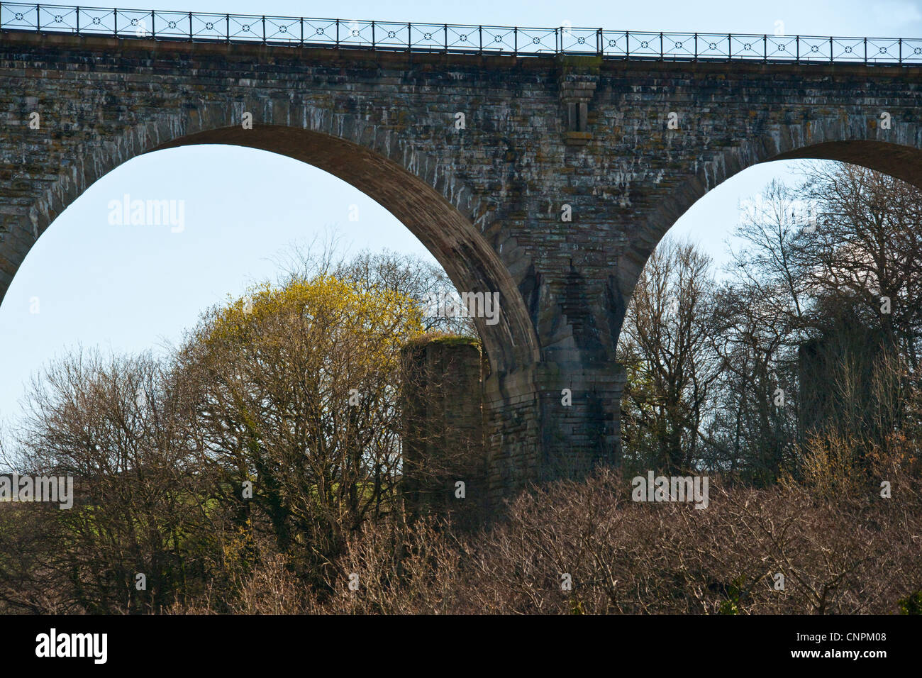 An old Great Western railway viaduct near Liskard Cornwall Stock Photo ...