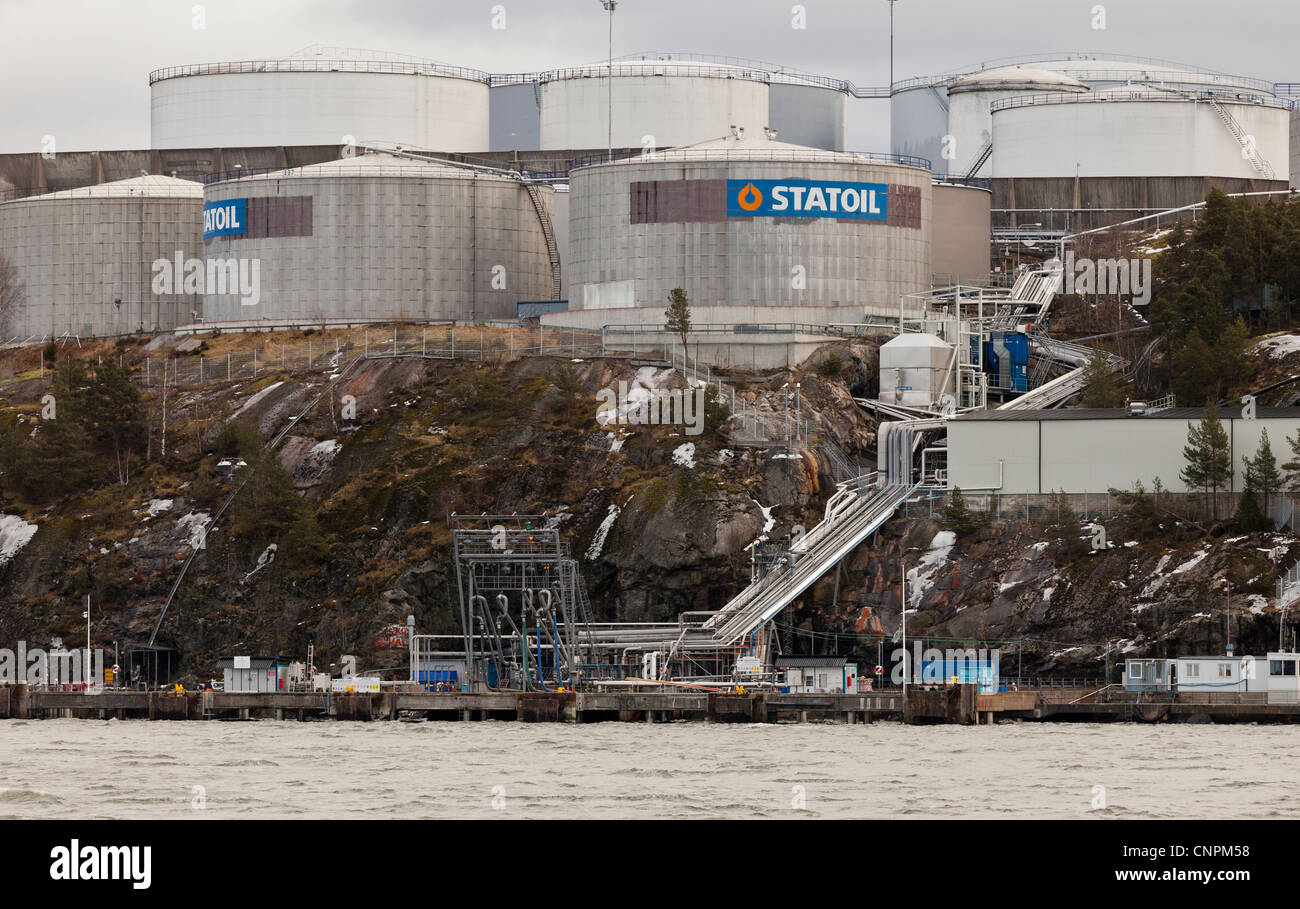 A oil storage facility near Stockholm, Sweden Stock Photo - Alamy
