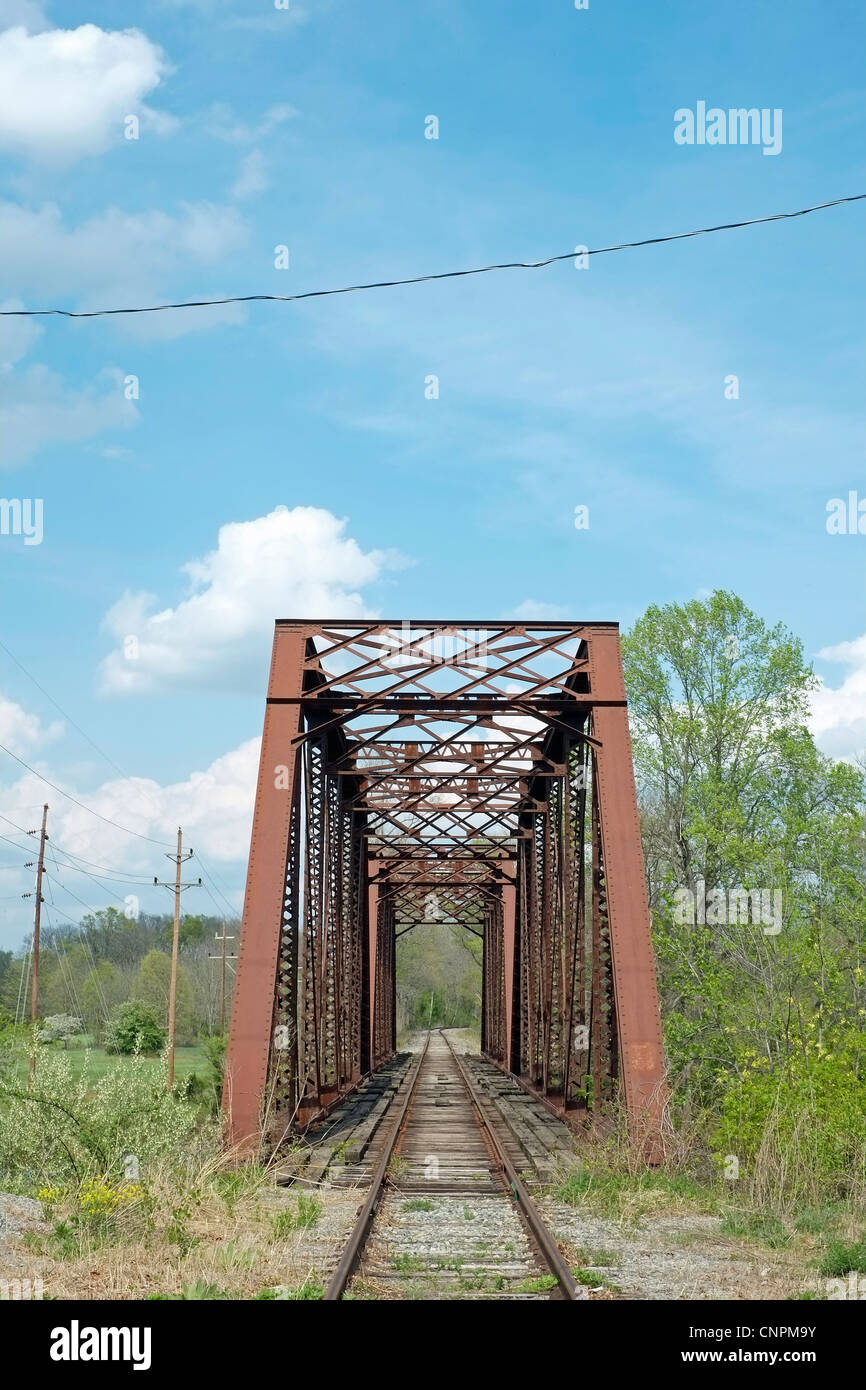 Railroad trestle bridge hi-res stock photography and images - Alamy