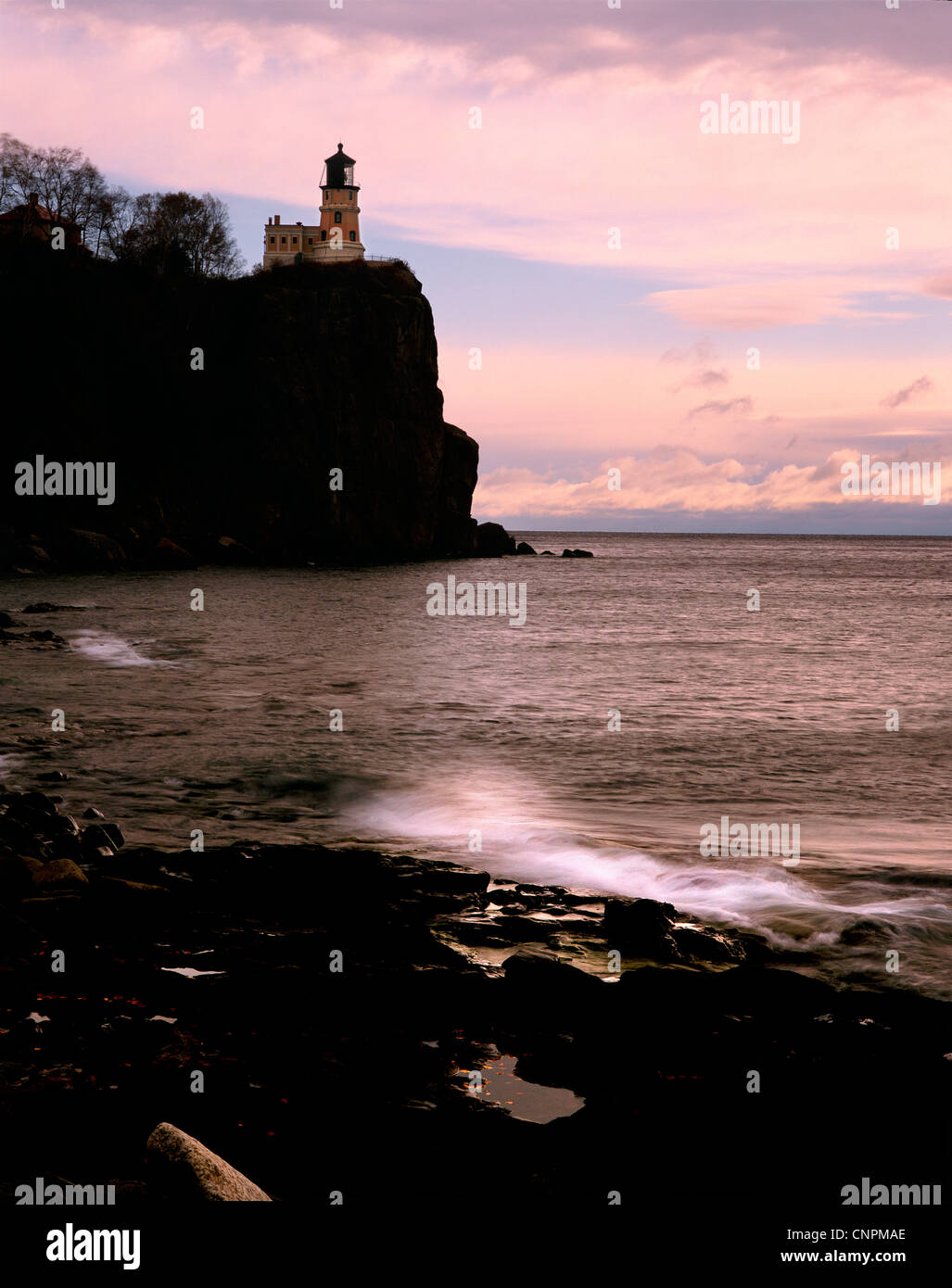 Split Rock Lighthouse, Lake Superior, Minnesota, USA Stock Photo - Alamy
