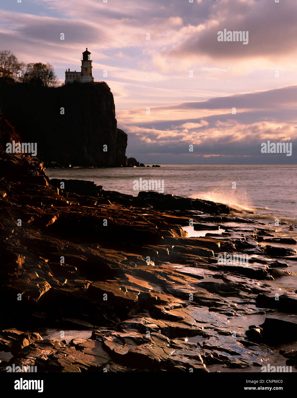 Split Rock Lighthouse, Lake Superior, Minnesota, USA Stock Photo - Alamy