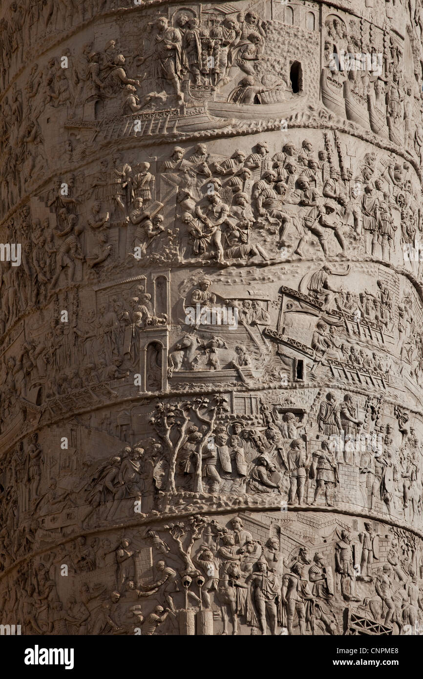Trajan column close up detail hi-res stock photography and images - Alamy