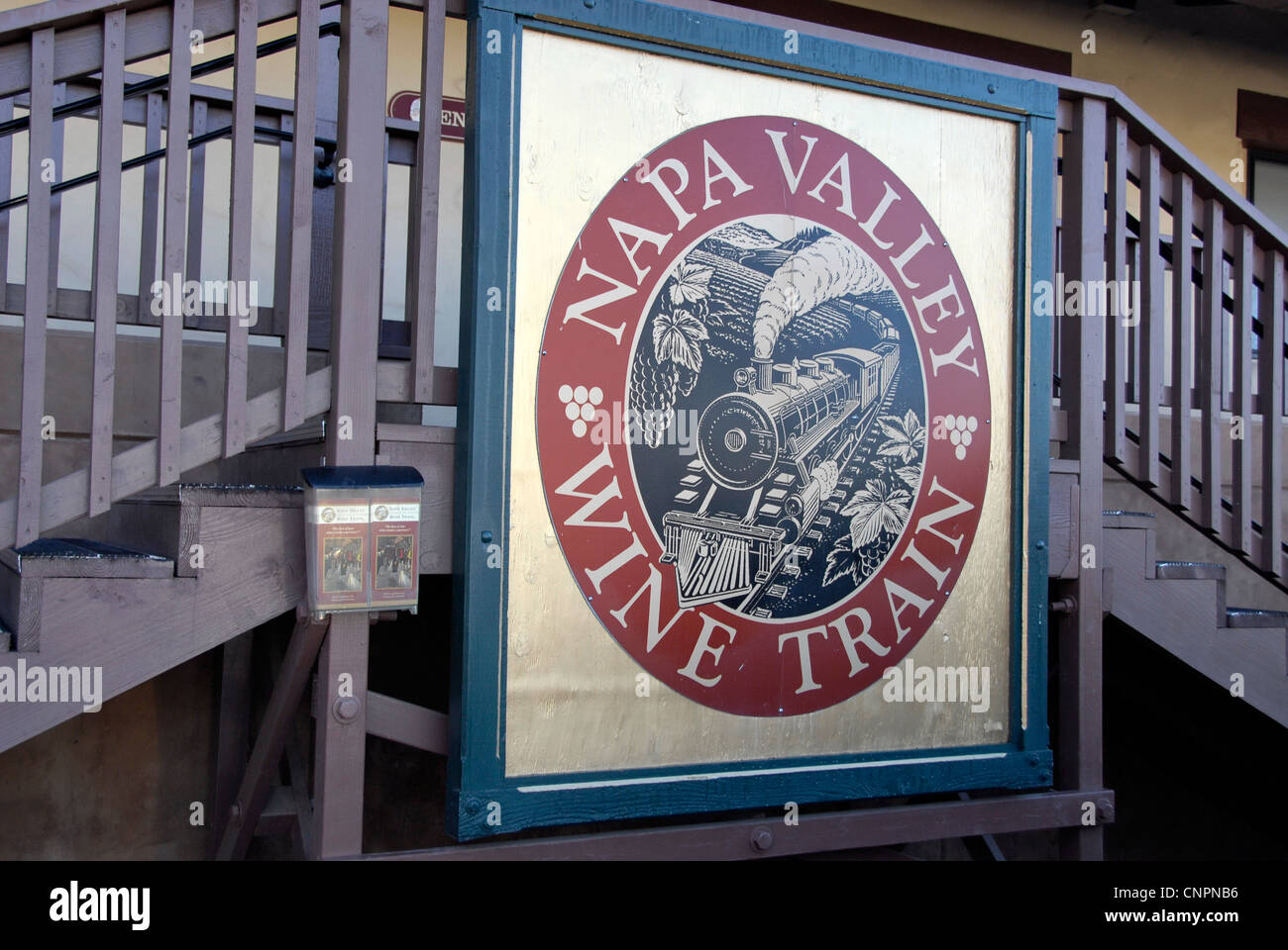 Napa Wine Train excursion in Napa Valley, California Stock Photo - Alamy