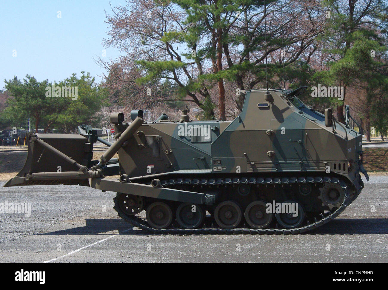 JGSDF Type 75 dozer,307th engineer company Stock Photo - Alamy