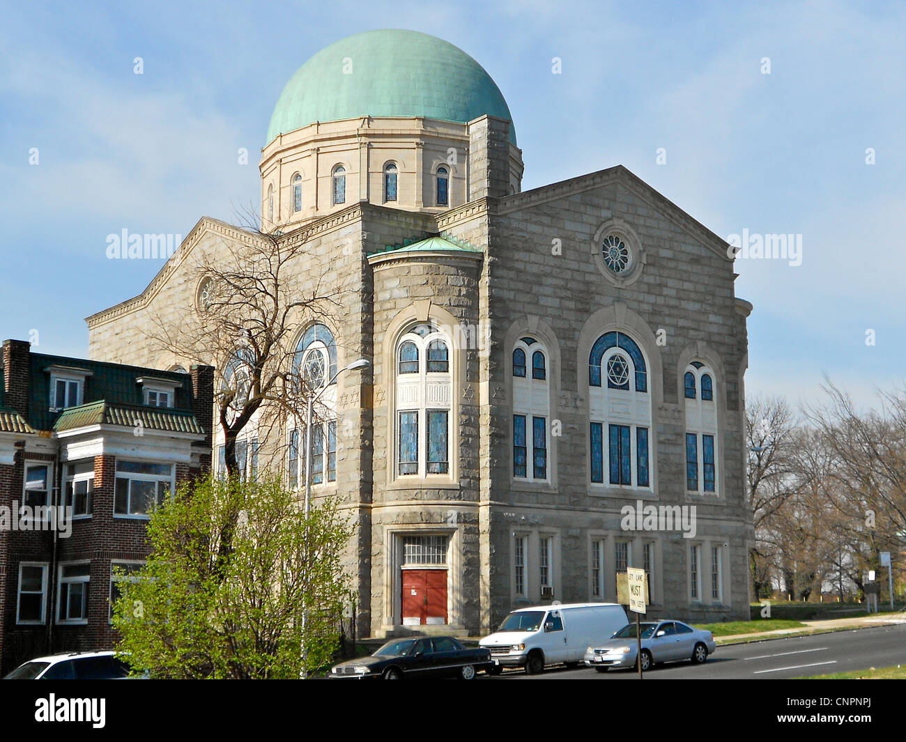 Shaarei tfiloh synagogue in baltimore hi-res stock photography and ...