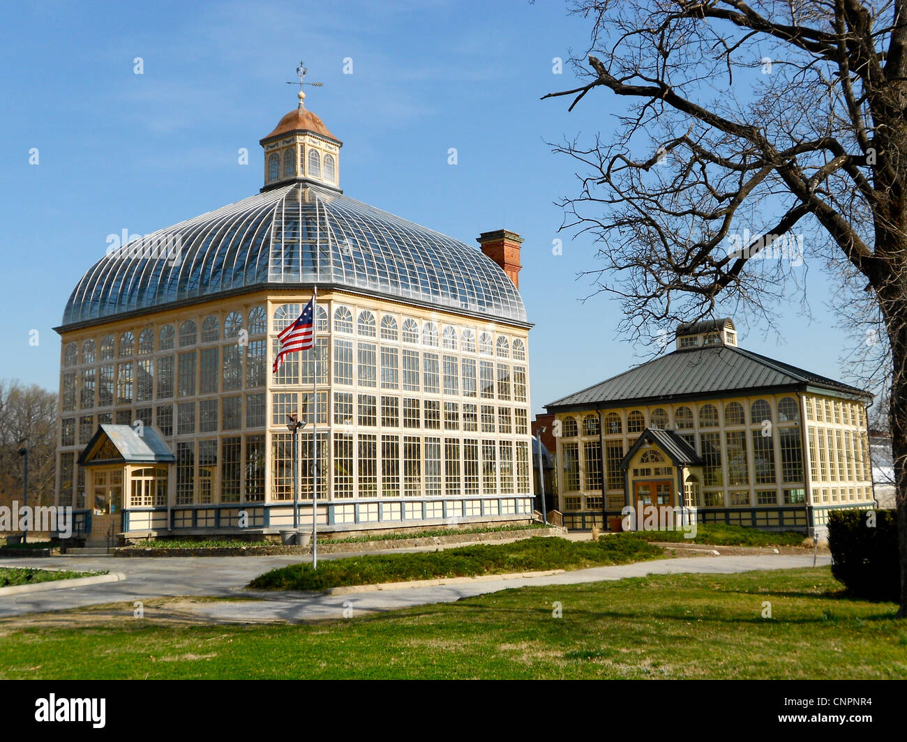 Rawlings conservatory in druid hill park in baltimore hi-res stock ...