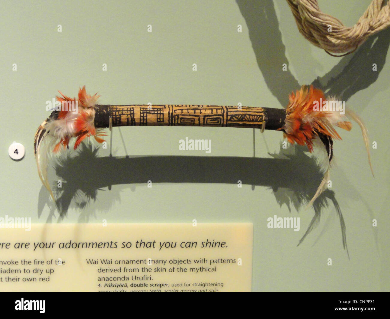 This scraper, from the Wai-wai people of South America, is crafted from ...