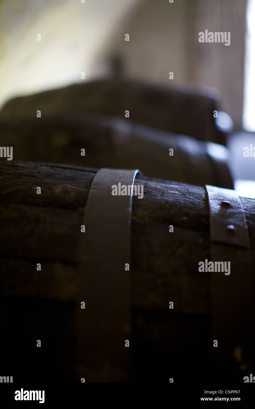 Medieval drinking barrels hi-res stock photography and images - Alamy