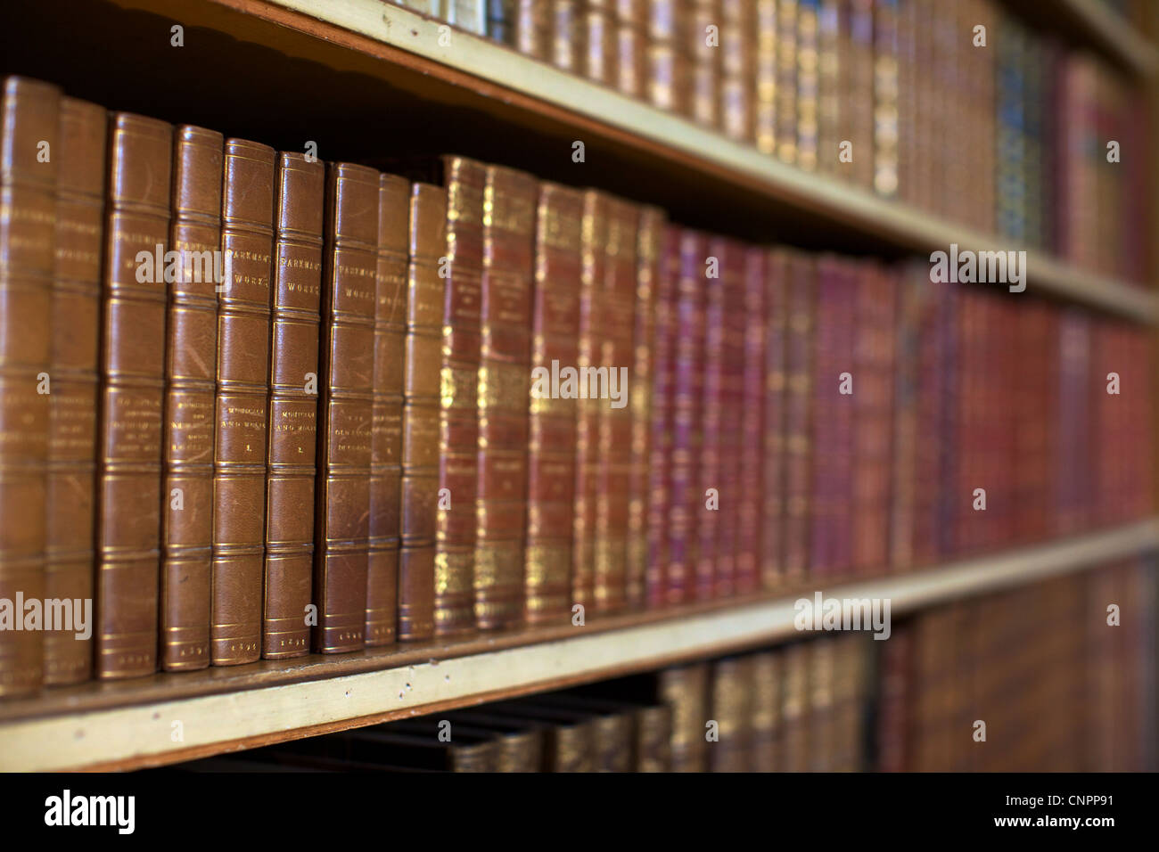 [Leeds Castle] library book Stock Photo - Alamy