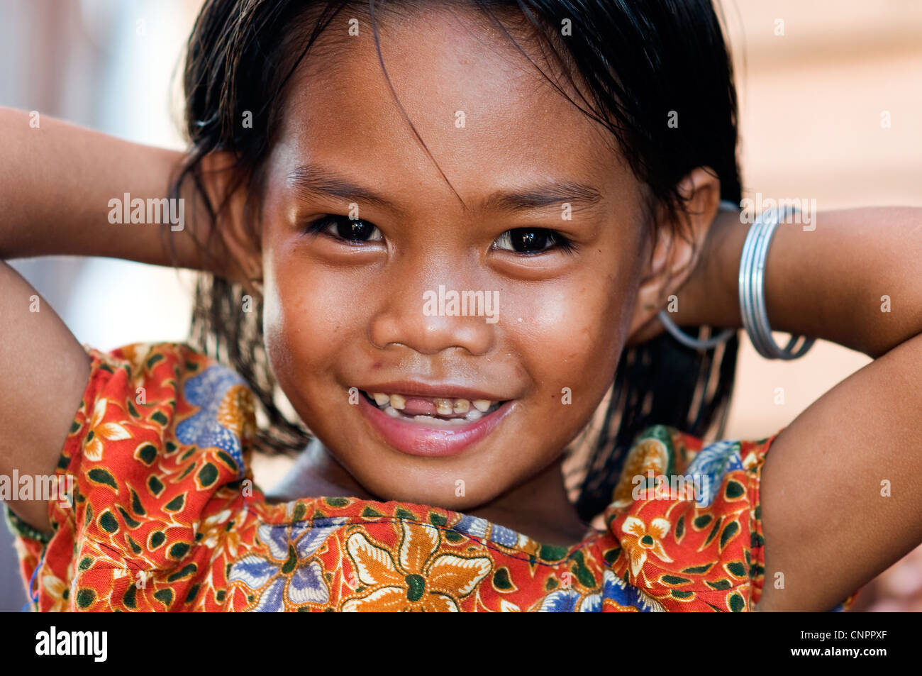 girl in Bajao stilt village, Semporna, Sabah, Malaysia Stock Photo - Alamy