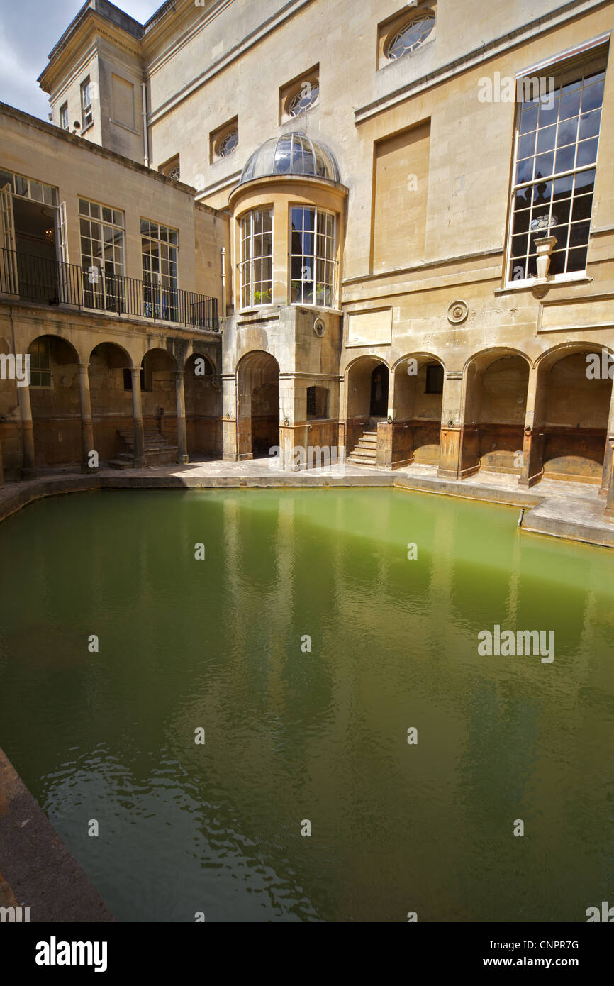 Bath tourist sky building statue water building Stock Photo - Alamy