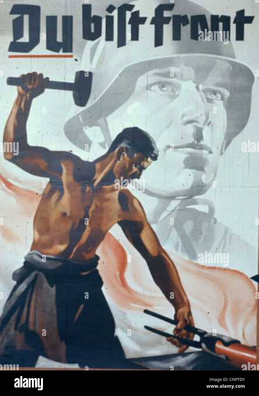 A collection of World War II propaganda posters from various nations ...