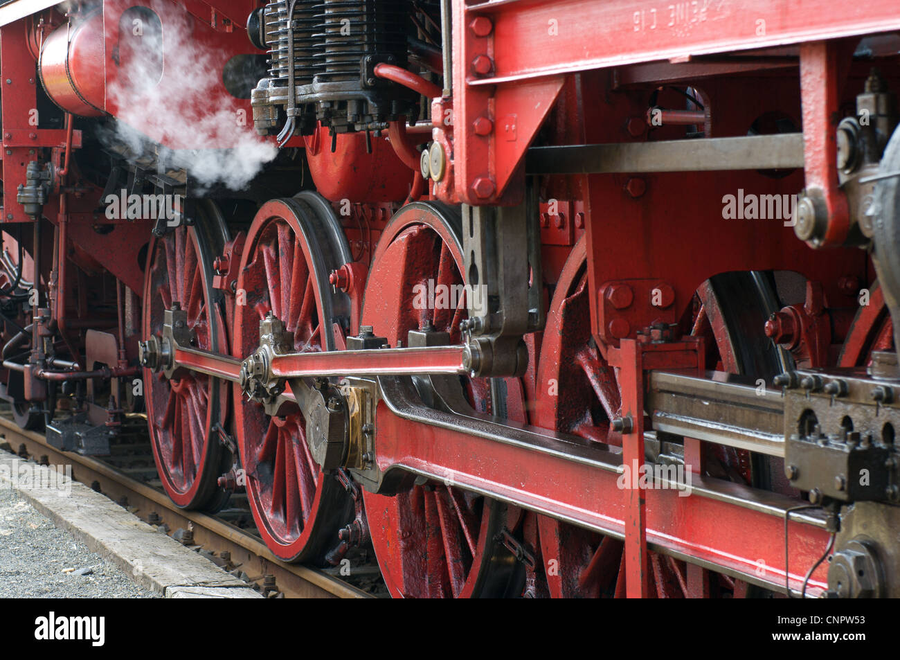 Steam locomotive wheels Stock Photo - Alamy