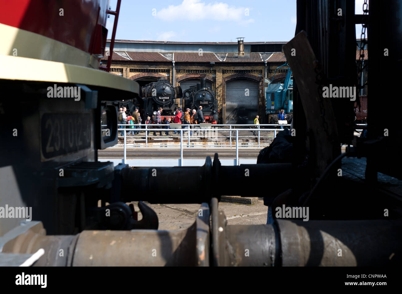 Rail coupling steam locomotive train hi-res stock photography and ...