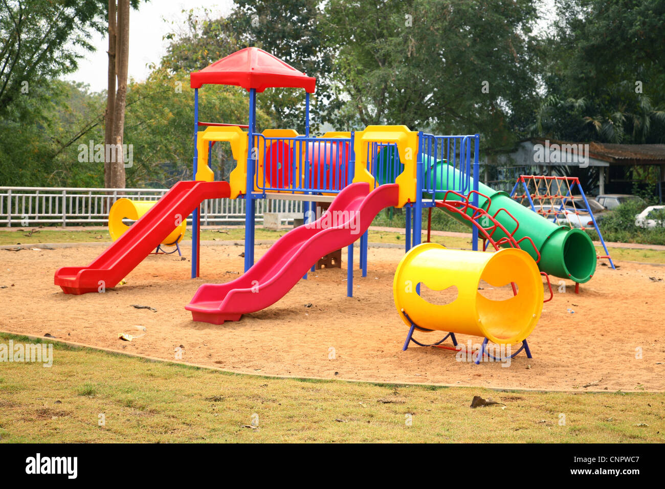 Playground without children Stock Photo - Alamy
