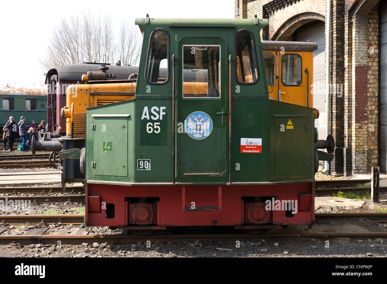 The battery railway truck "LEW EL 16" (DDR), the Spring Festival, the ...