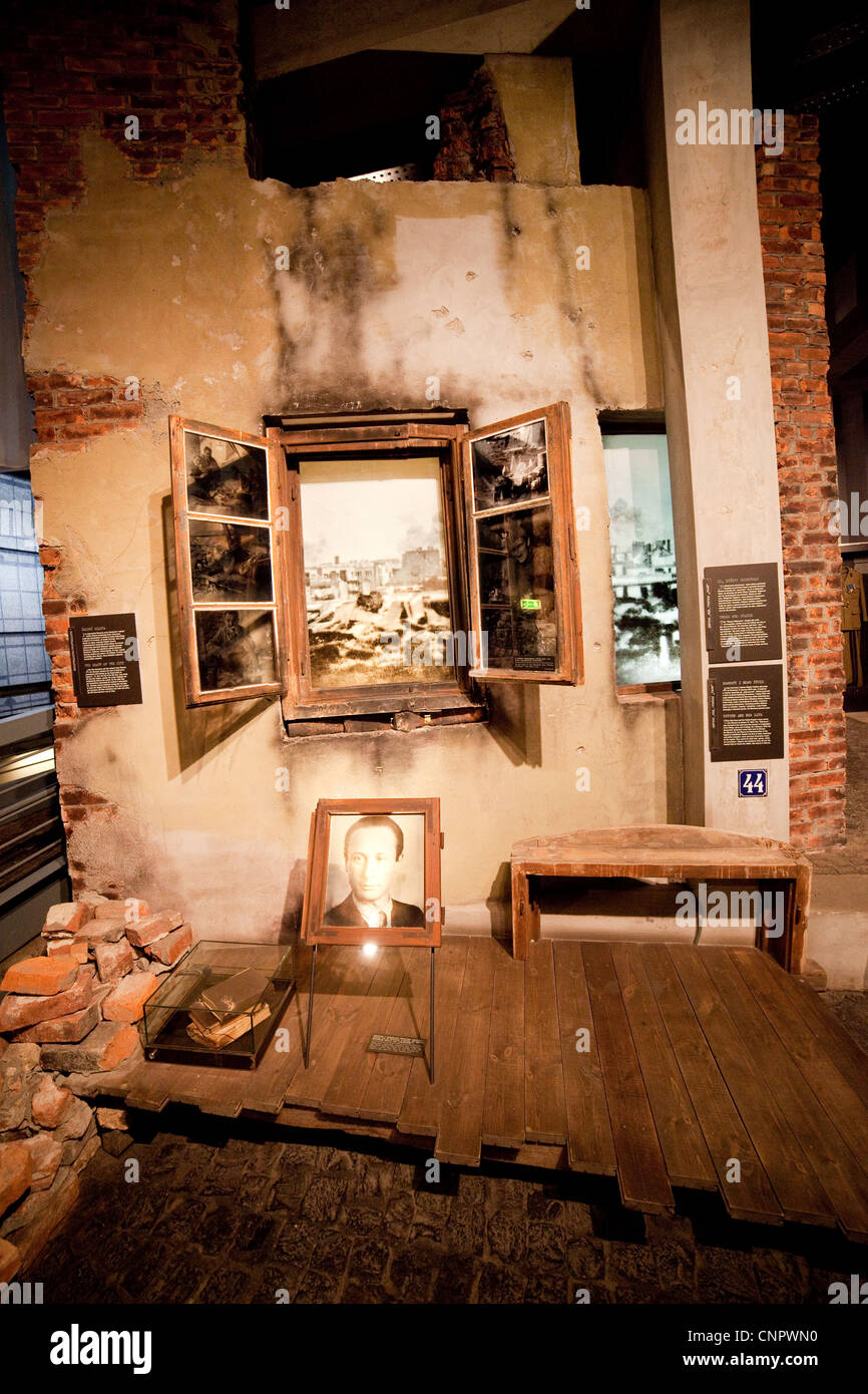 Warsaw Rising Museum interior - Wladyslaw Szpilman exhibition in Warsaw ...