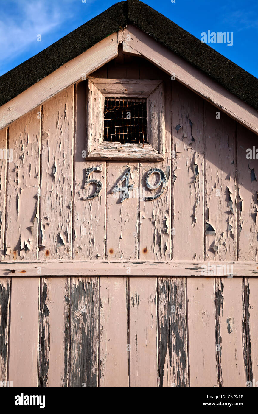 Worn beach hut hi-res stock photography and images - Alamy