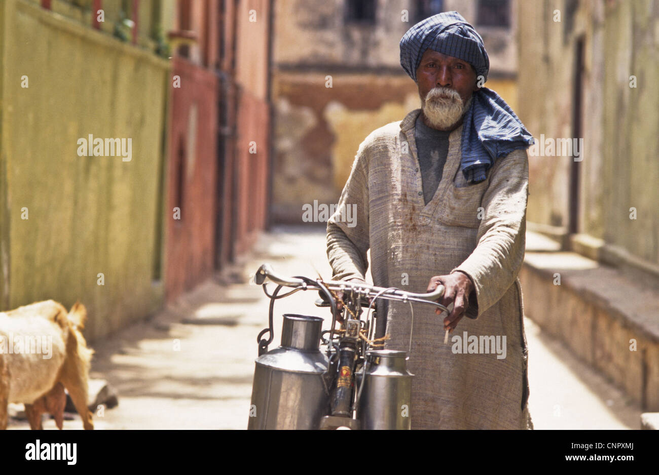 Old man carrying milk High Resolution Stock Photography and Images - Alamy